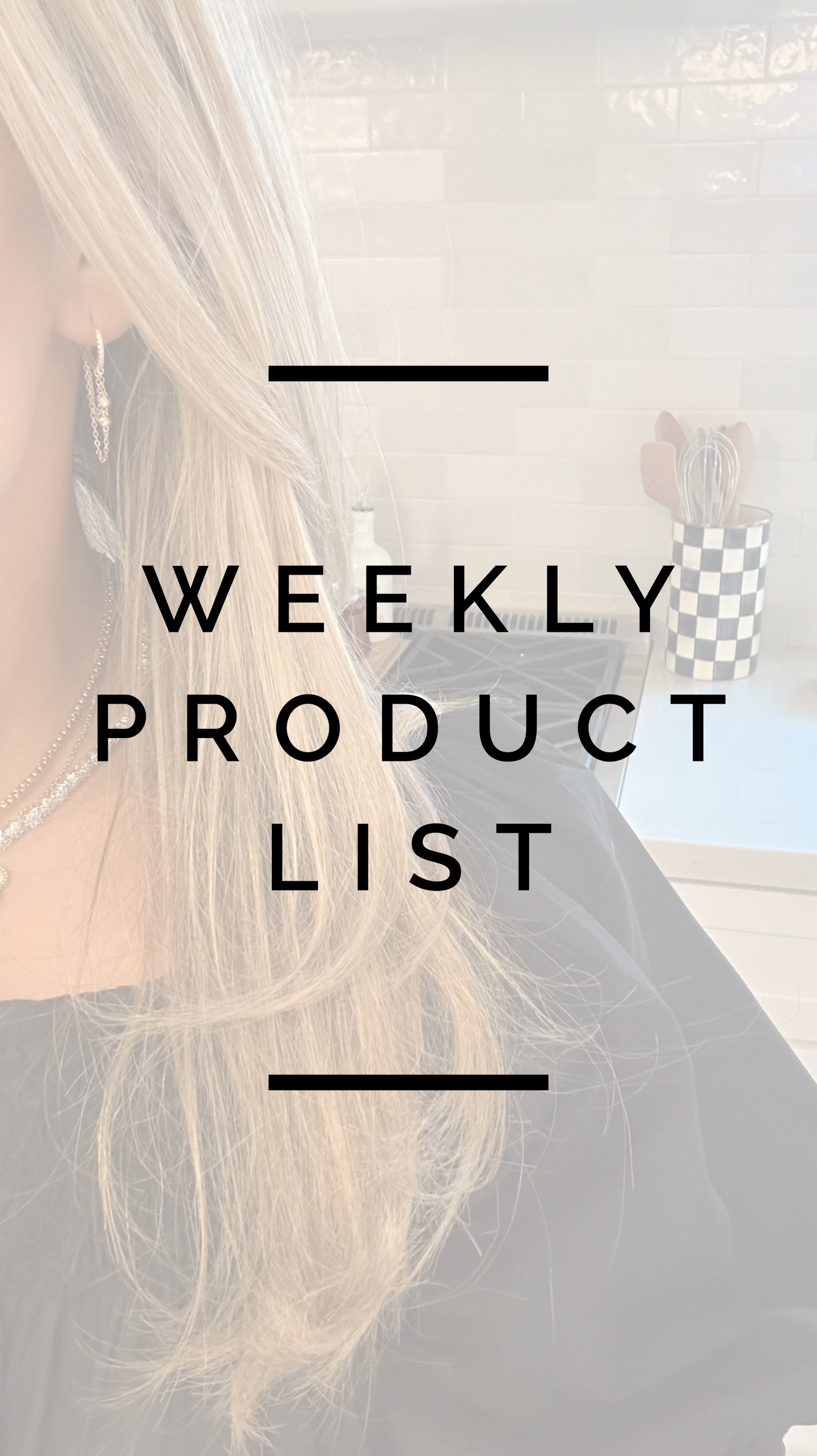 Weekly Product List | Things I Bought and Liked